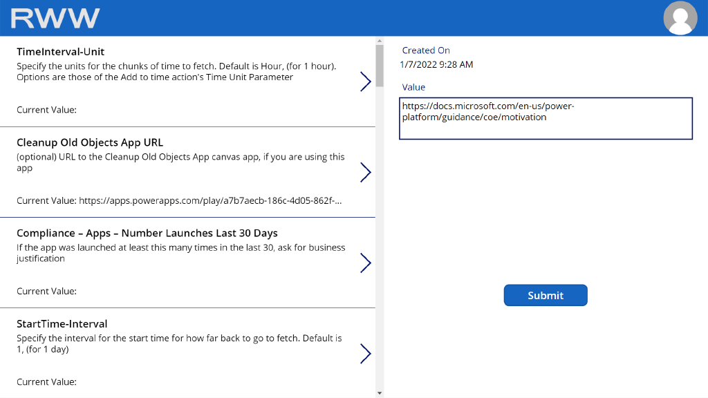 Update Environment Variables · Blowfish